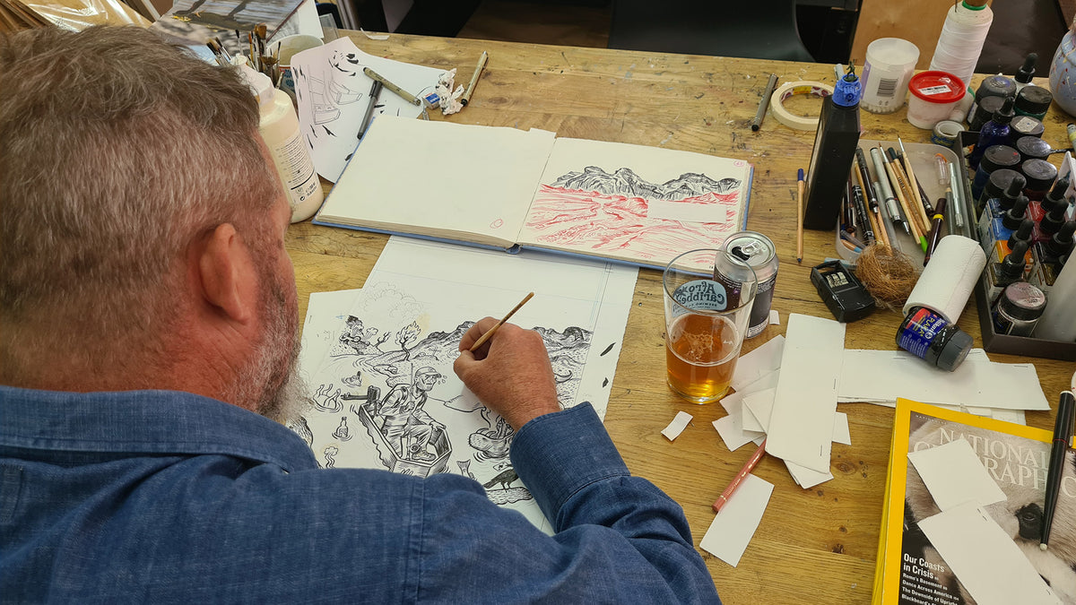 "River of Shit" (Conrad Botes, 2021) – Bitterkomix